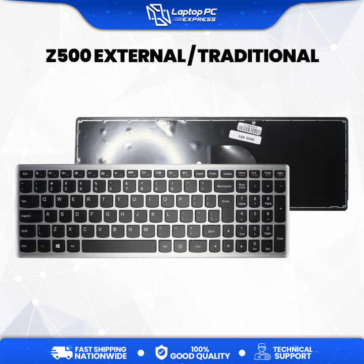 LPCE Laptop Keyboard Compatible with Lenovo Ideapad P500 Z500G Z500 ...