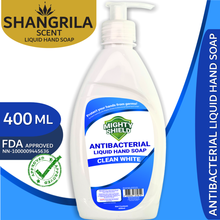 Mighty Shield Antibacterial Liquid Hand Soap - Shangrila Scent - M ...