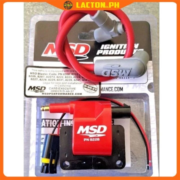 MSD Slim Fit Ignitioncoil Universal for Fi Carb Motorcycle Ignition ...