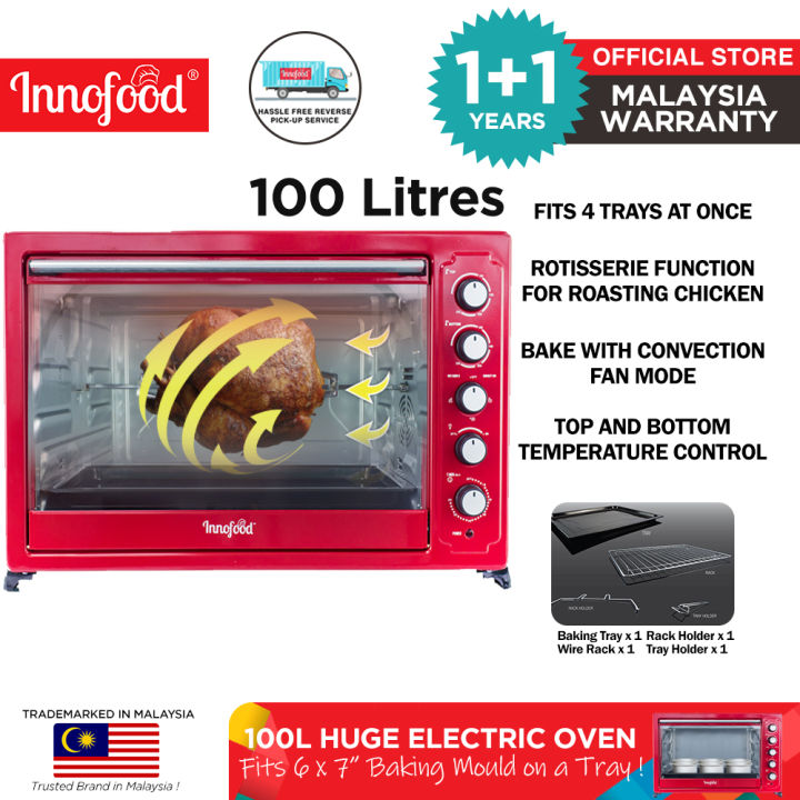 (OFFICIAL STORE) Innofood KT-CL100R 100Litres (100L) Electric Oven With ...