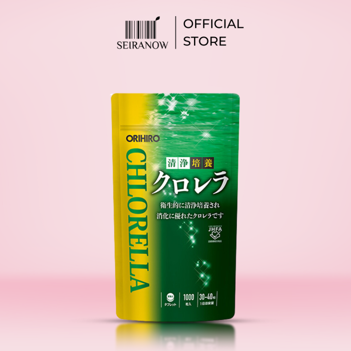 Orihiro clean cultured Chlorella green algae 1000 tablets | Lazada PH