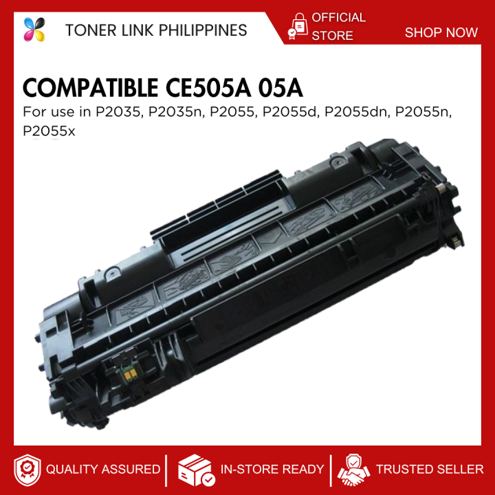 TLP Compatible CE505A 05A Toner Cartridge for use in HP Printer | Lazada PH