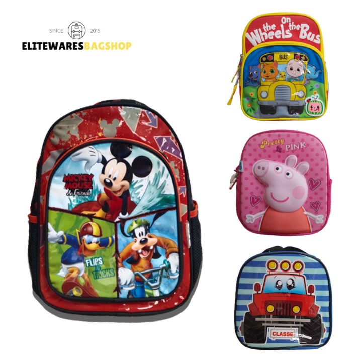 Assorted Boy and Girl Kids Backpack School Bag Lunch Bag Cartoon ...