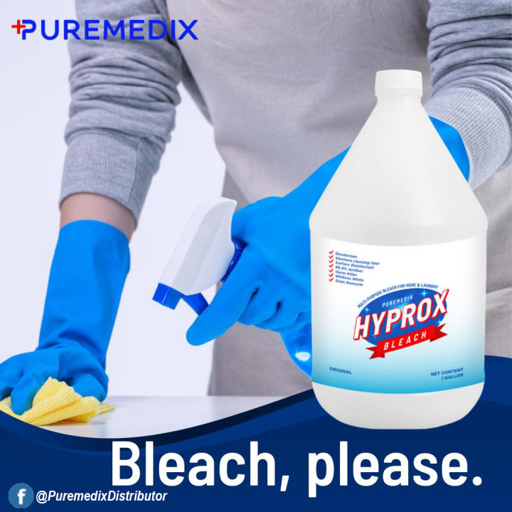 Puremedix Hyprox BLEACH DISINFECTANT 1 Gallon | Lazada PH