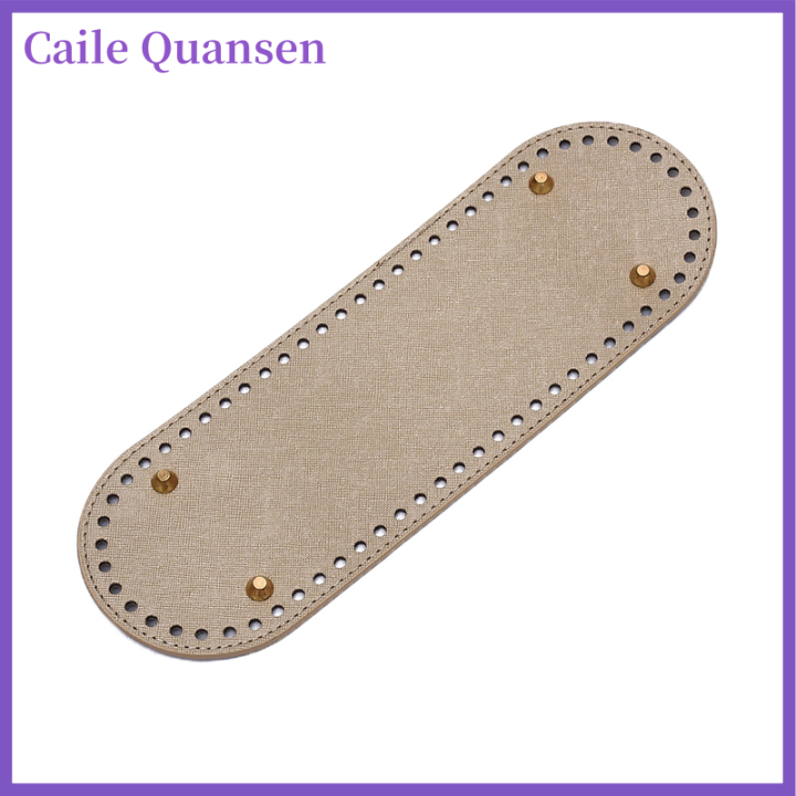 Caile 30x10ซม. ก้นรูปไข่สำหรับกระเป๋าถักกระเป๋าหนัง PU อุปกรณ์เสริม ...