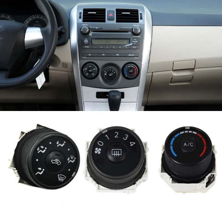 Car Conditioning A/C Panel Knob Switch Wind Speed Heated Control Switch ...