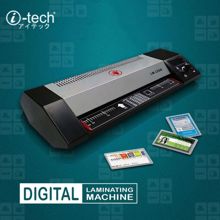 i-tech Digital Laminating Machine 330ID with Digital Temparature ...