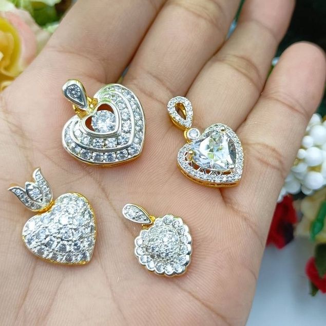 JIJD จี้เพชรหัวใจงาน cz แท้ สวยงาม k226 ไม่แพ้ ไม่คัน | Lazada.co.th