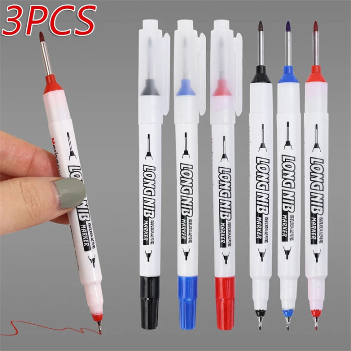 3/1Pcs Double Head 20mm Deep Hole Long Nib Markers for Metal ...