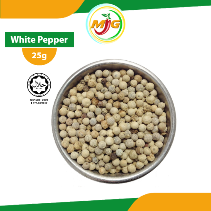 Sarawak White Pepper Raw / Lada Putih ( Sarawak ) - 25g | Lazada