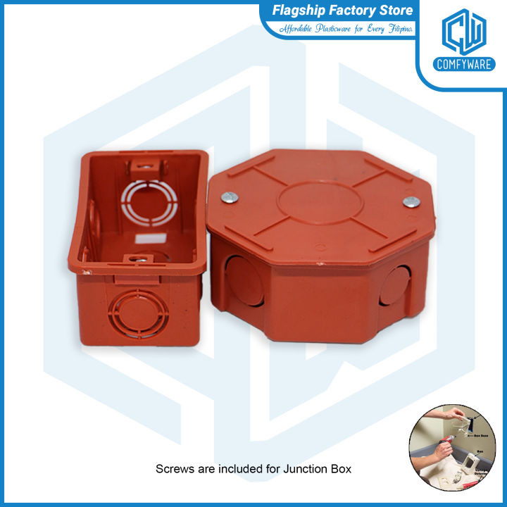 Golden Eagle PVC Junction Box, Junction Box Covers, Orange Utility Box ...