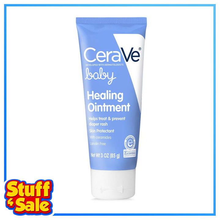 CeraVe Baby Healing Ointment Diaper Rash Skin Protectant 3 oz 85g ...