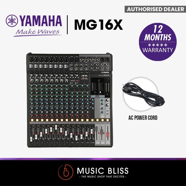 Yamaha MG16X 16-Channel Mixer With Effects (MG 16X) | Lazada