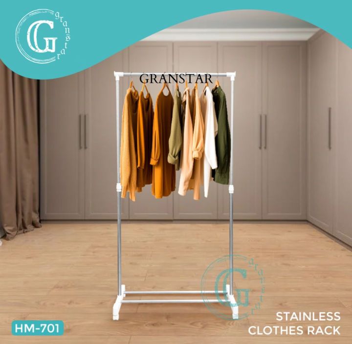 Foldable Sampayan Stainless Steel Clothes Rack Laundry Drying Stand ...