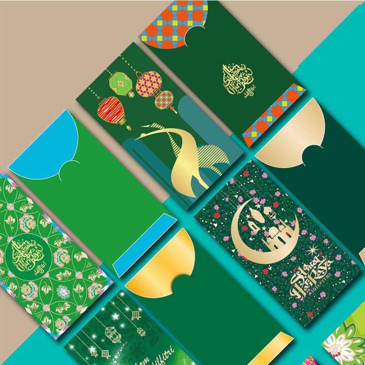 【6pcs/set】2025 Sampul Duit Raya Hari Raya Duit Raya Packet Malaysia ...