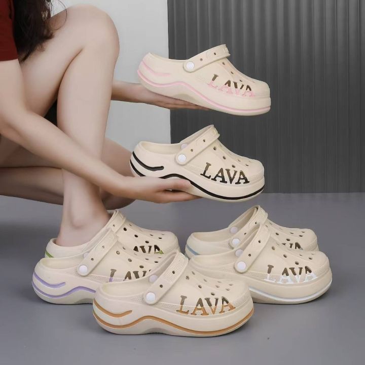 LAVA 888 ใหม่ รองเท้าหัวโต แถมตัวติด(คละ) แต้มสีงานมือ สวยน่ารัก ไซส์คู่จ้า | Lazada.co.th