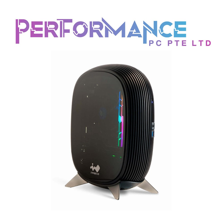 InWin B1 Mesh/TG Mini-ITX Chassis with Built-in 200W 80+ Gold PSU (2 ...