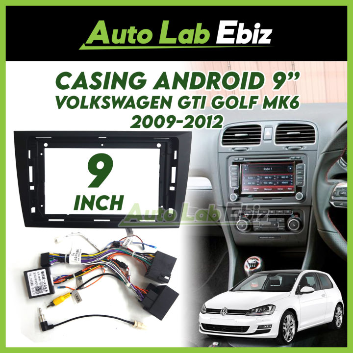 Volkswagen GTI Golf MK6 2009-2012 Android Player Casing 9" inch with ...