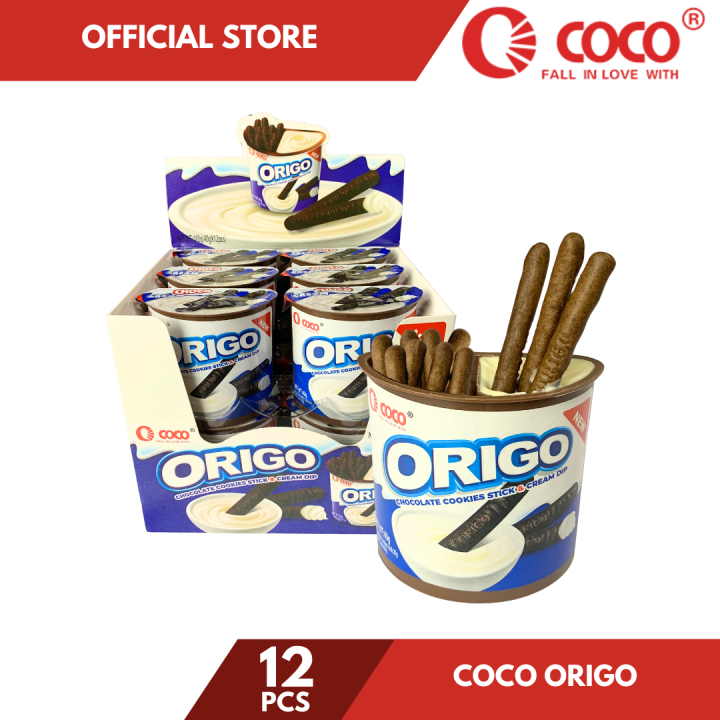 【BUY More Take More】COCO Origo Choco Cookies Stick & Cream Dip 40g Per ...