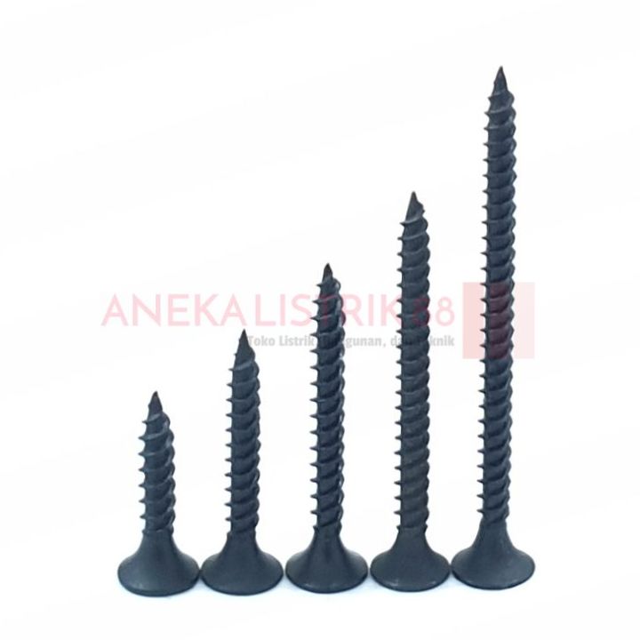 100 Pcs Holy Sekrup Skrup Gypsum Kayu Drywall | Lazada Indonesia