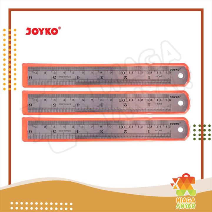 NA JOYKO Stainless Steel Ruler Penggaris Baja / Penggaris Besi | Lazada Indonesia