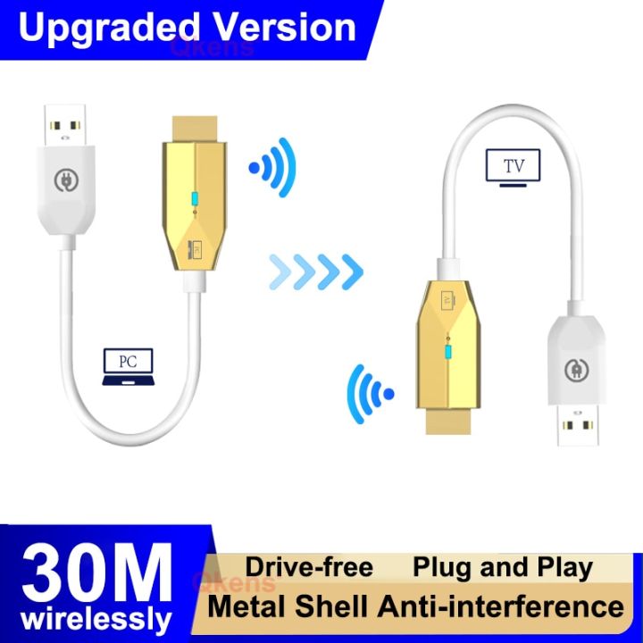New 30m Wireless HDMI Extender Cable Audio Video Transmitter and ...