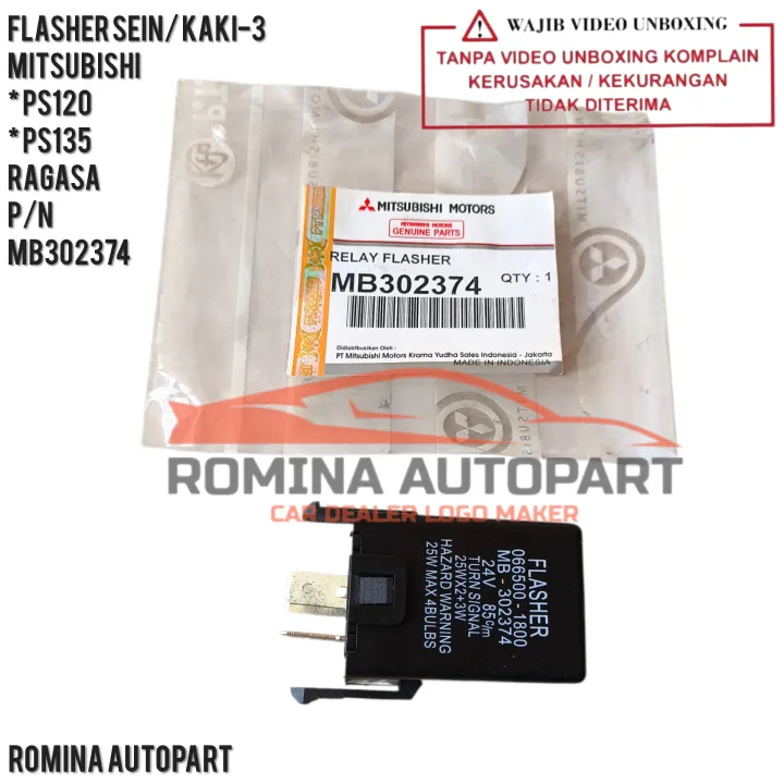 Relay Sein Kaki-3 P-3 Fuse Mitsubishi PS120 PS135 Ragasa p/n MB302374 ...