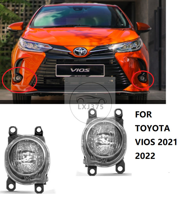 Front Bumper Fog Light Lamp foglight foglamp LED FOR toyota vios 2021 ...