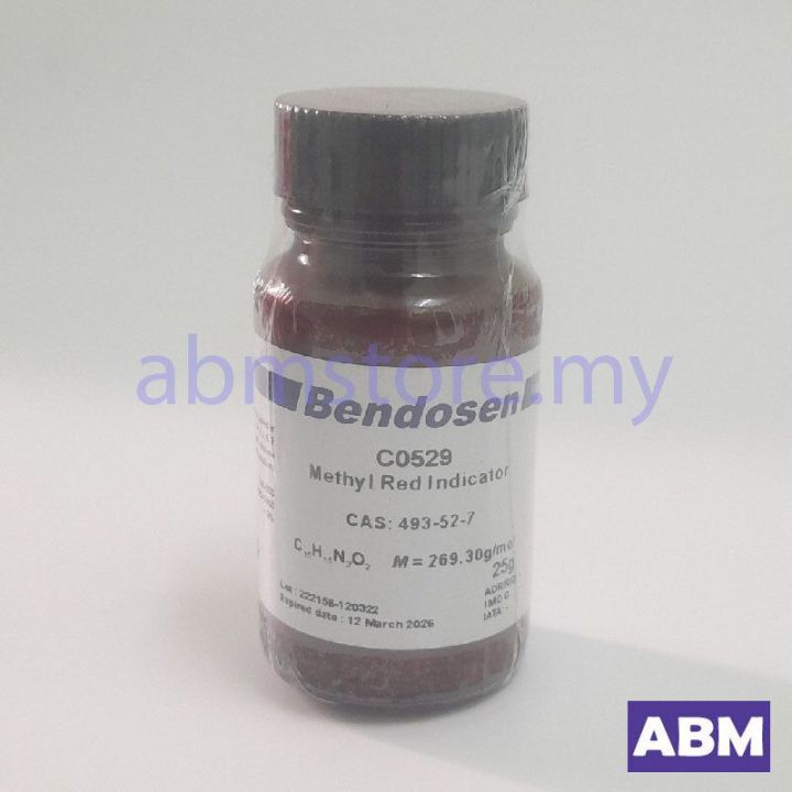 Methyl Red Indicator Bendosen (25g) CAS No 493-52-7 | Lazada