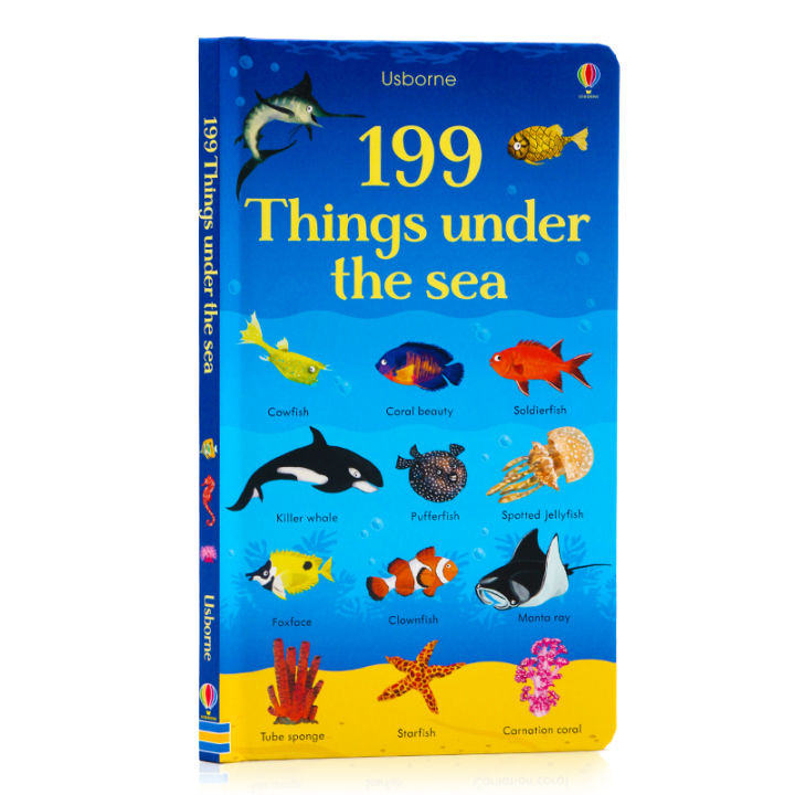 199 marine animal word learning books 199 things under the sea English ...