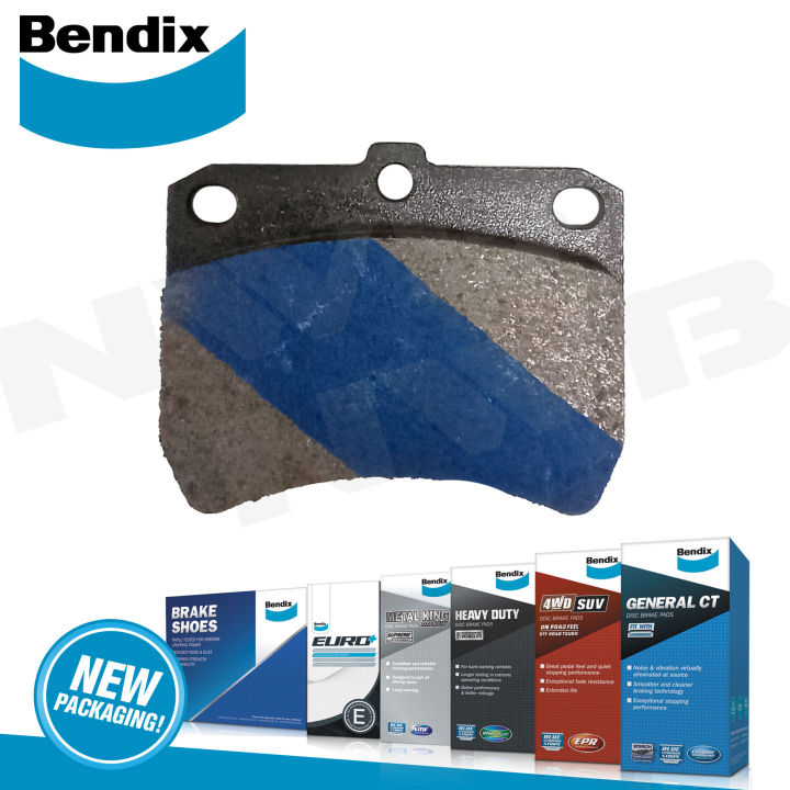 Bendix Brake Pads Front Set GCT for Kia Pride 1990-1999 (DB442) | Lazada PH