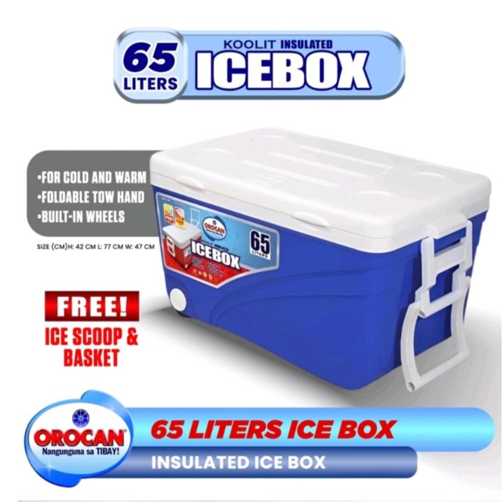 #OROCAN BRAND COOLER BOX / ICE BOX CHEST INSULATED COOLER BOX 65-LITERS ...