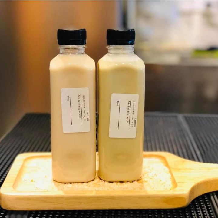 Chai nhựa vuông nắp đen / Chai nhựa trà sữa 330ml / Chai đựng nước trà sữa dung tích 330ml ...