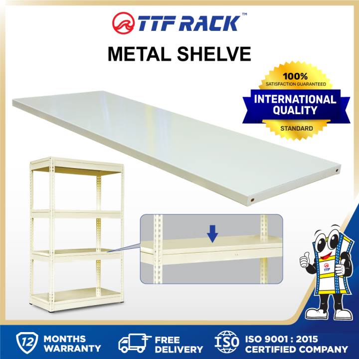 TTF Rack™ (Metal Shelve) Metal Shelve Simple Rack Beige | Lazada