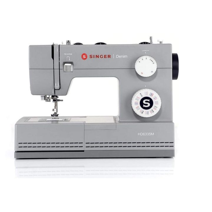 New singer hd6335m denim (new version of 4432) heavy duty portable sewing machine 32 stitches ...
