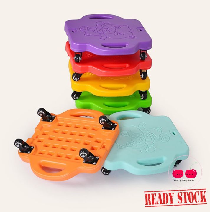 Children Skateboard Scooter Board 4 Wheels Sensory Training Equipment ...