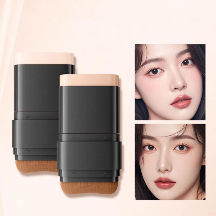 SH Water Light Hydrating Powder Brush with Brush Long Lasting Dual Head ...