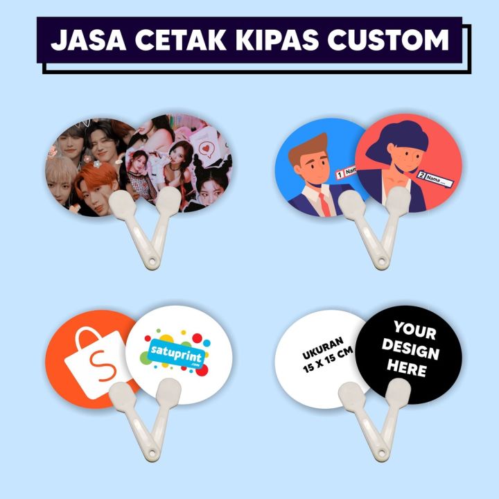 Cetak kipas custom, Kipas souvenir, Kipas caleg, Kipas desain suka ...