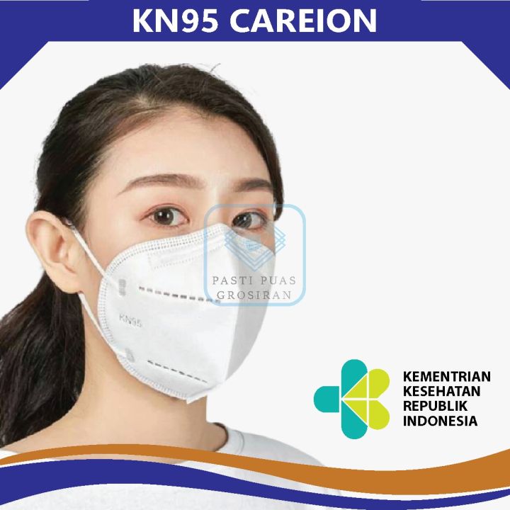 Masker KN95 / N95 / KN95 PRO / N95 PRO CAREION PRO 5Ply TEBAL Earloop - Kawat Dalam | Lazada ...