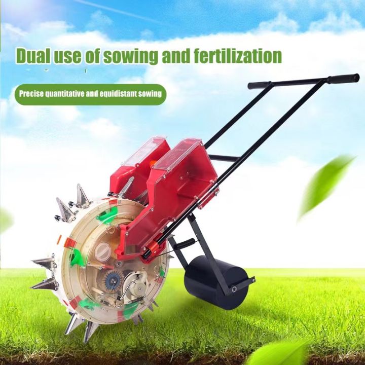 Hand Push Corn Seeder / Planter with Dual Tank Peanut, Soybean and ...
