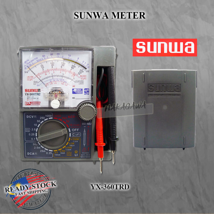 SUNWA MULTIMETER YX360TRD MULTI TESTER METER 360TRD ANALOG MULTIMETER ...