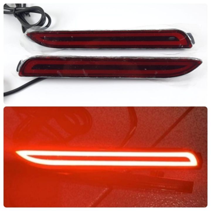 Lampu Reflektor Bumper Mata Kucing Cahaya Belakang Mobil Rear Bemper ...