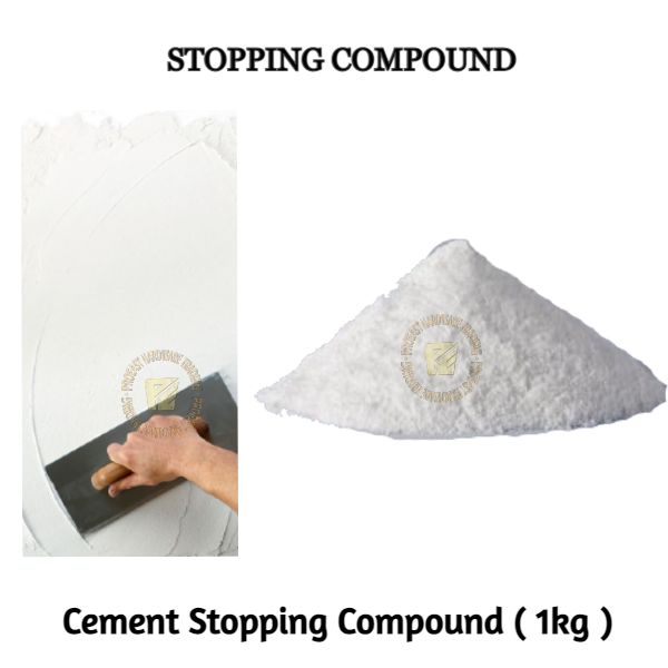 Cement Stopping Compound / Simen Plaster Ceiling / Cement Plaster (1KG ...