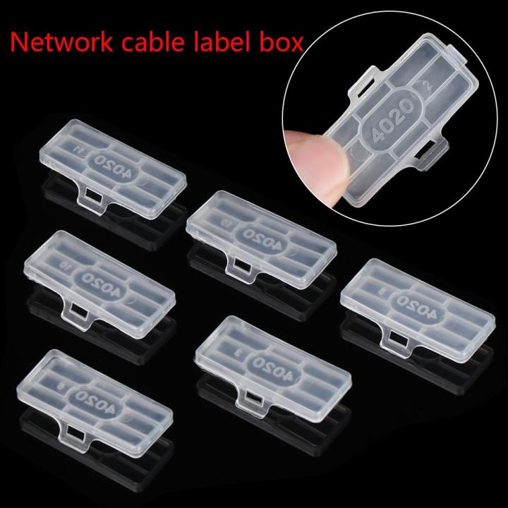 FVWF489263 50Pcs Transparent Waterproof Network Marker Tool Display ...