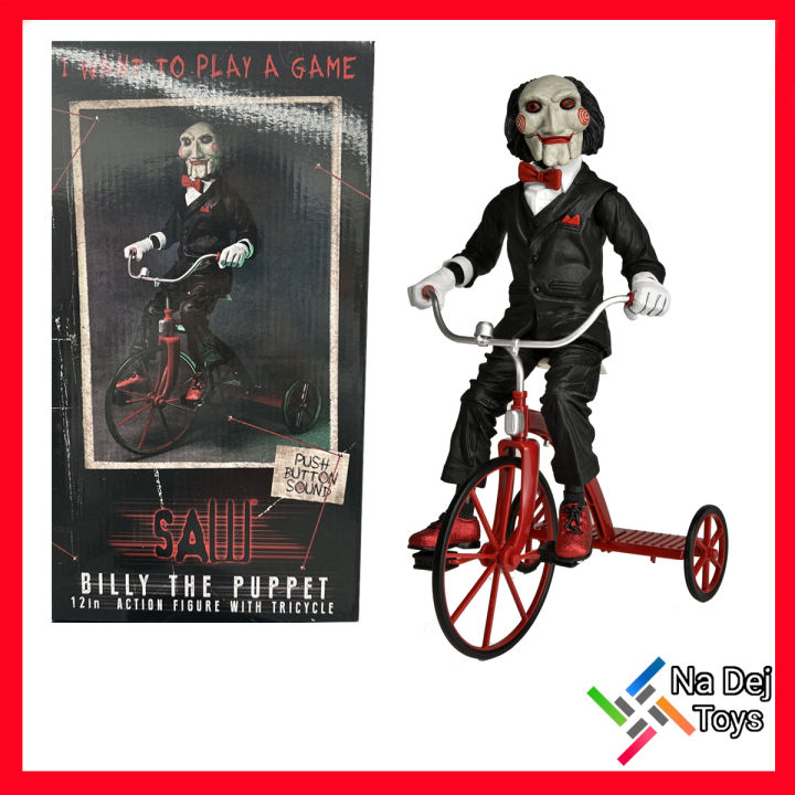 NECA Saw Billy The Puppet 12" Figure ซอว์ ตัดต่อตาย บิลลี่ ดิ พัพเพ็ต ...