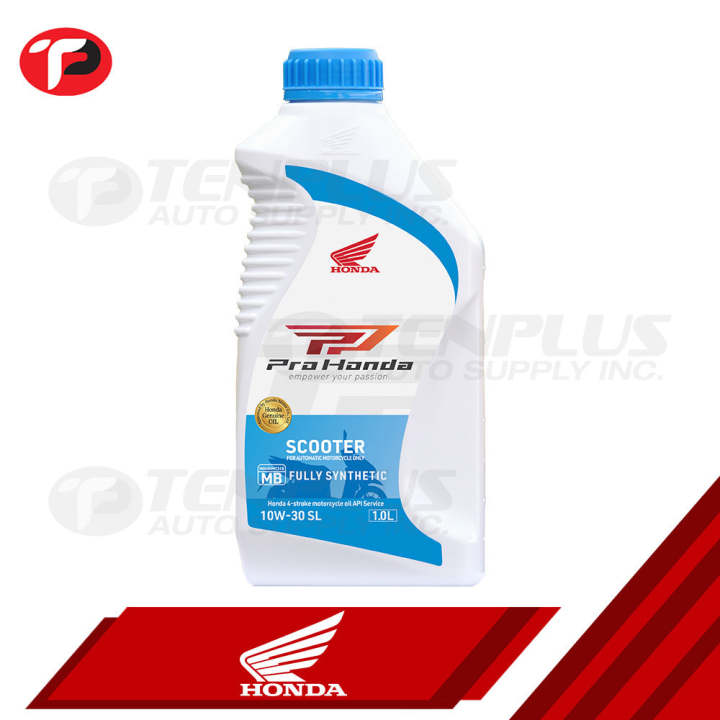 Pro Honda Genuine Oil 4T SL 10W30 MB (Blue) Fully Synthetic 1L | Lazada PH