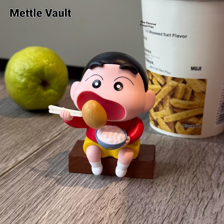 Mettle Vault Crayon Shin-Chan โต๊ะการ์ตูนมันฝรั่งเครื่องประดับน่ารัก ...