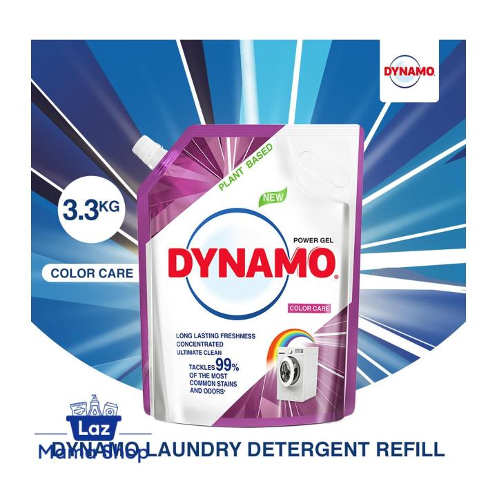 Dynamo Laundry Liquid Detergent Refill Pack 3.3kg - Color Care | Lazada ...