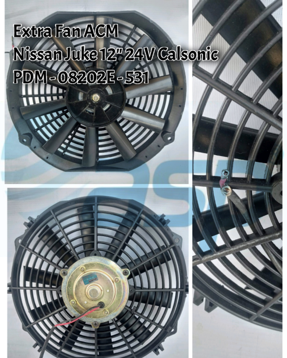 EXTRA FAN ACM NISSAN JUKE 12"24V CALSONIC SPAREPART AC MOBIL DAN BUS ...