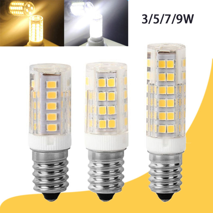 E12 E14 LED Bulb 3W 5W 7W 9W SMD2835 220V Corn Light Bulb 360 Degree ...
